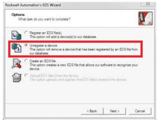 MX200 EthernetIP - Loading EDS Files - The Fredericks Company